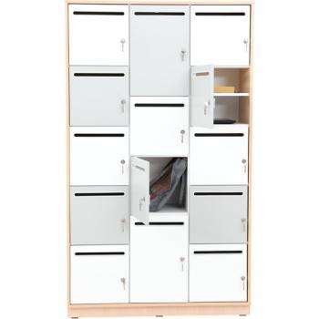 MyTibo GmbH - Quadro - Eigentumsschrank, 14 Fächer, 180°