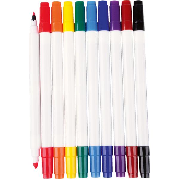 MyTibo GmbH - Turbo-Dobble-Faserstifte, 10 Farben